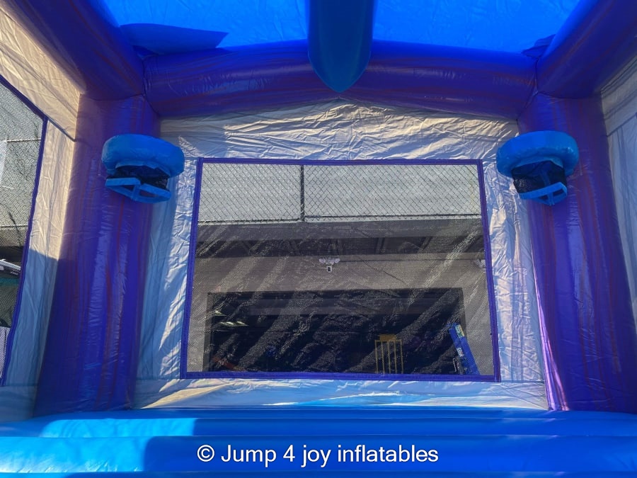 Purple Plunge Bounce House With 2 Hoops - Hire in Rhode Island and ...