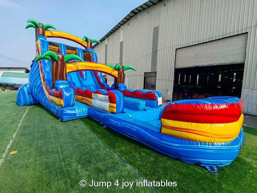 Tropical Paradise Waterslide - Hire in Rhode Island and Massachusetts ...